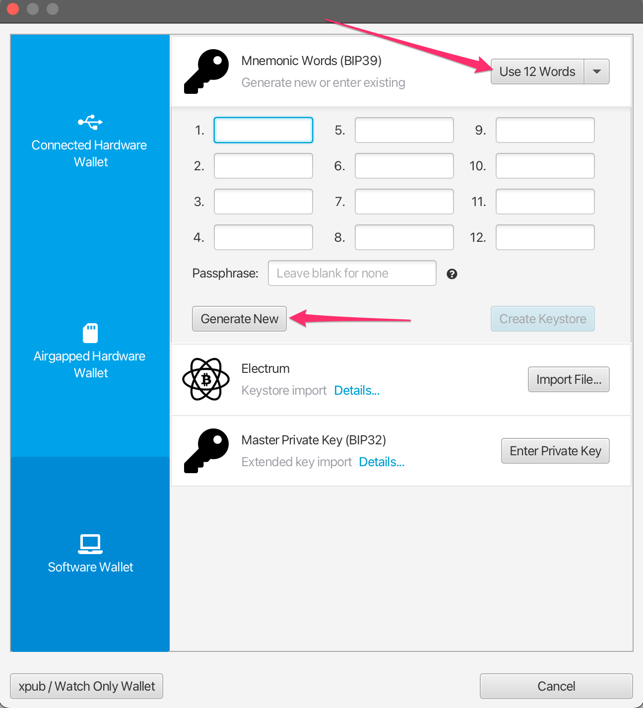 How To Receive Inscriptions Using Sparrow Wallet